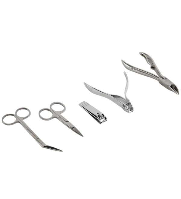 Home Chiropody Scissors – 5-Piece Professional Foot-Care Set - Personal ...